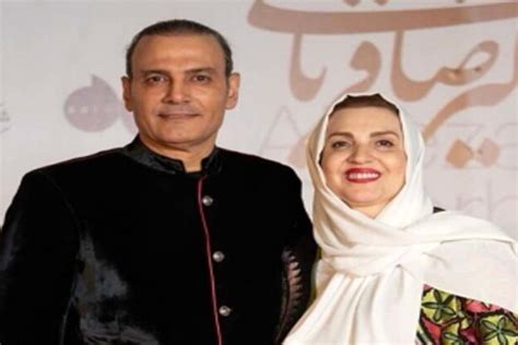 علیرضا قربانی و همسرش در تولد فرزندانشان