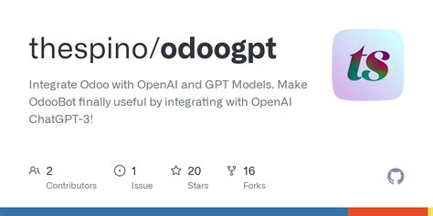 GitHub Thespino Odoogpt Integrate Odoo With OpenAI And GPT Models Make OdooBot Finally