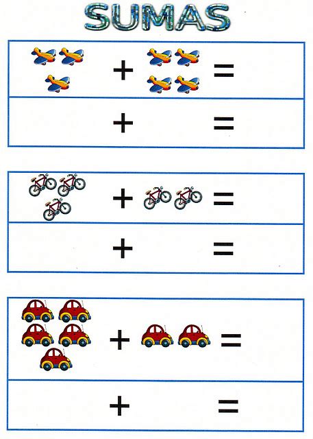 Fichas Para Aprender A Sumar Los Niños Matemáticas Infantiles