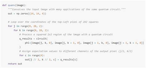 Quanvolutional Neural Networks Pennylane Help Discussion Forum