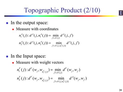 Self Organizing Feature Mapsom Topographic Product Cascade 2 Algorithm Ppt