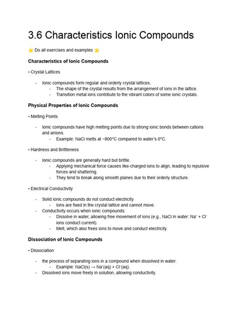 36 Characteristics Ionic Pdf