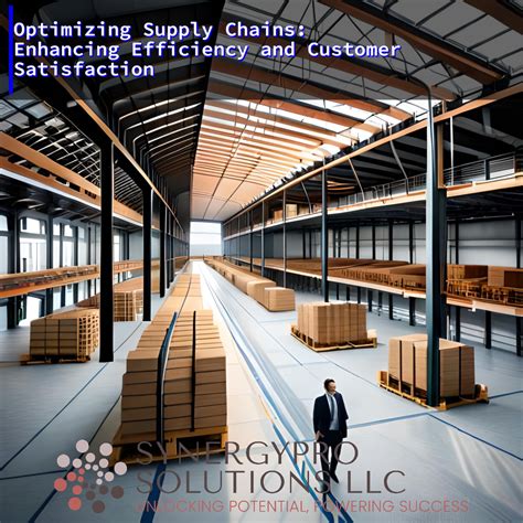 Optimizing Supply Chains Enhancing Efficiency And Customer Satisfaction Synergypro Solutions LLC
