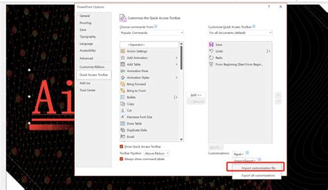 Powerpoint How To Import Qat
