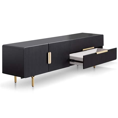 Matte Black Tv Entertainment Unit Urban Hyve