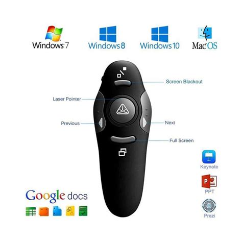 Tkk Dk003 Usb Wireless Ppt Powerpoint Presenter Remote Pointer Clicker Laser With Battery