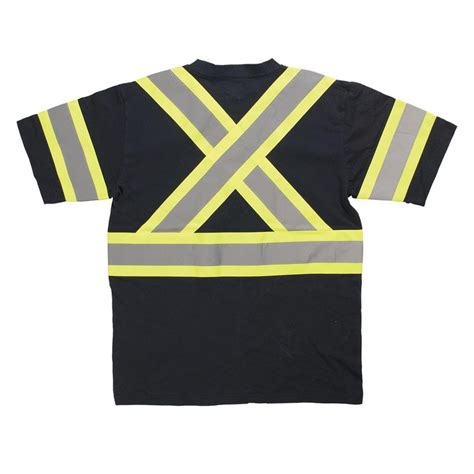 Tough Duck Class 1 Cotton Hi Vis Short Sleeve Safety T Shirt Gemplers
