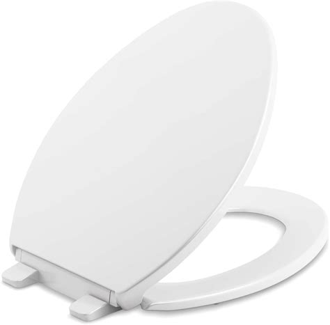 Kohler K 20110 0 Brevia Elongated Toilet Seat With Grip Tight Bumpers