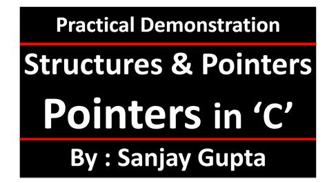 C Programming Working Of Structure Using Pointers Learn C Tutorials