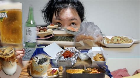 올릴까말까 먹방 브이로그 썬더치킨스시이안위례감성카페부찌먹는 Vlog Youtube