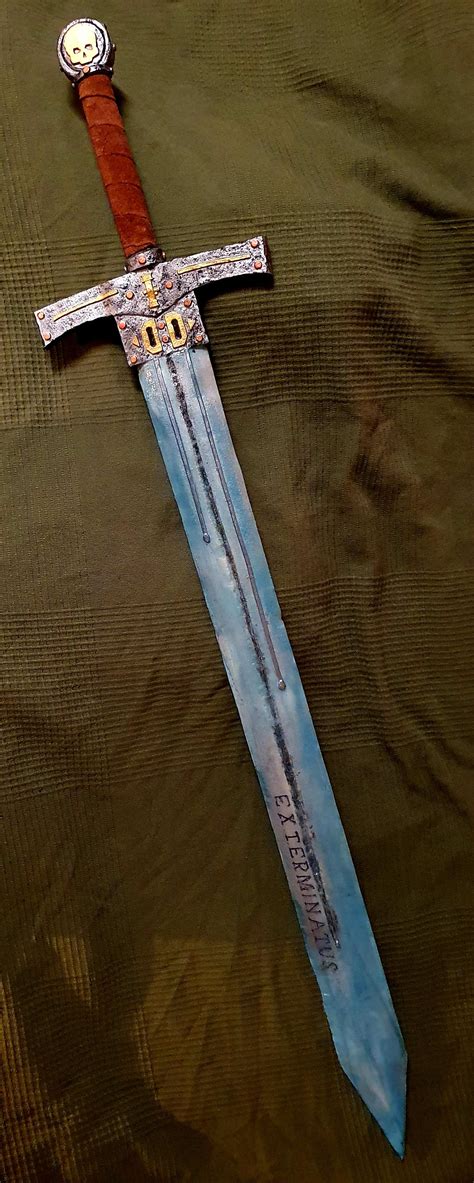 Warhammer 40k Power Sword Made Out Of Foam R Cosplayprops