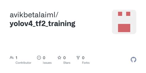 github avikbetalaiml yolov4 tf2 training