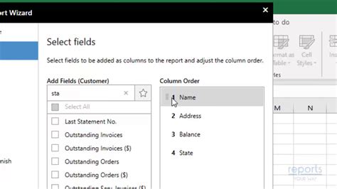Using The Jet Report Wizard Youtube