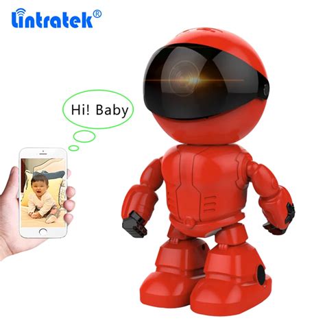 Mini Robot HD P WiFi IP Camera Wireless For Home Security With Night Vision Two Way Audio
