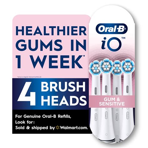 Oral B Io Gum And Sensitive Replacement Heads Electric Toothbrush Brush