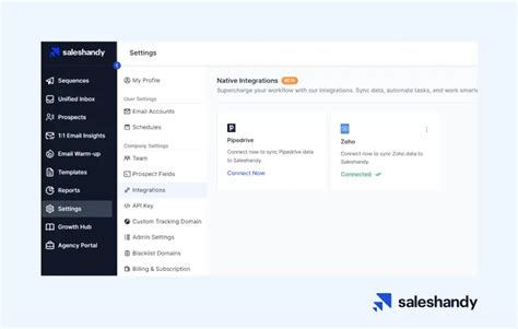 Introducing Saleshandy X Zoho Integration