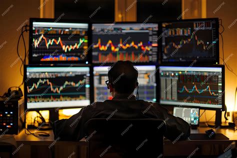Premium Photo Stock Market Analysis Finance Professional Monitoring