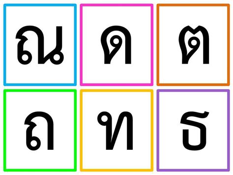 บัตรพยัญชนะไทย ตัวสะกด อุปกรณ์ผลิตสื่อ Bbl โดย ครูพาดี