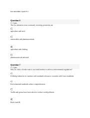 ECO 320 WEEK 3 QUIZ PT 2 Docx ECO 320 WEEK 3 QUIZ PT 2 Question 6 1 1 Pts The Two Industries