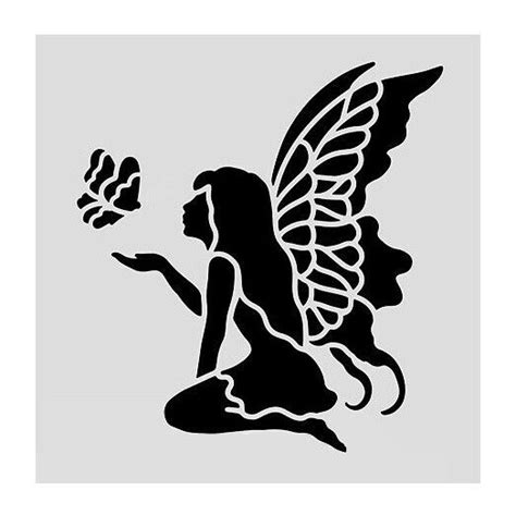 8x8 5 Clear Plastic Stencil Fairy Sd66 Ebay In 2025 Clear