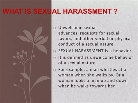 Sexual Harassment Ppt Pptx