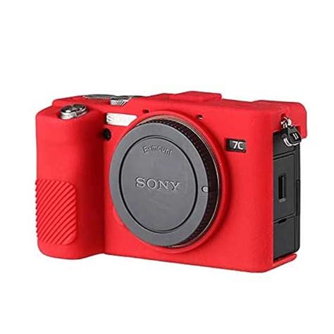 کاور سیلیکونی دوربین سونی A7C قرمز | Sony Alpha A7C Cover Red ️ قیمت ...