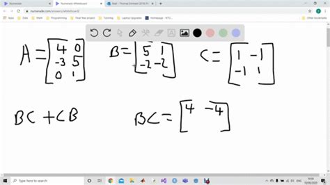 SOLVED In Exercises Perform The Indicated Matrix Operations Given That A B And C Are