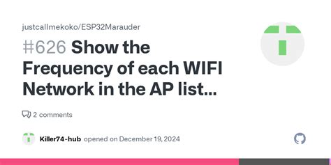 Show The Frequency Of Each Wifi Network In The Ap List 24 5 · Issue 626 · Justcallmekoko