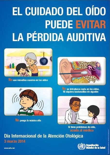 Día Internacional De La Audición Via Ssaludmx Cuidado De Los Oídos Higiene Y Seguridad En