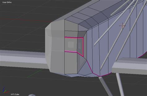Modeling Keep Part Of Mesh Square When Applying Subdivision Surface Blender Stack Exchange