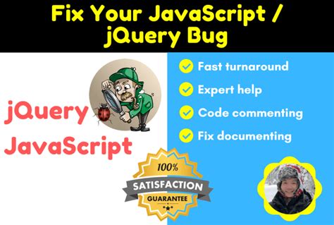 Fix Javascript Or Jquery Bug By Ingsolution Fiverr