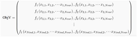 geatpy数据结构 种群的目标函数值矩阵必须是n行1列的numpy ndarray类型矩阵。 csdn博客