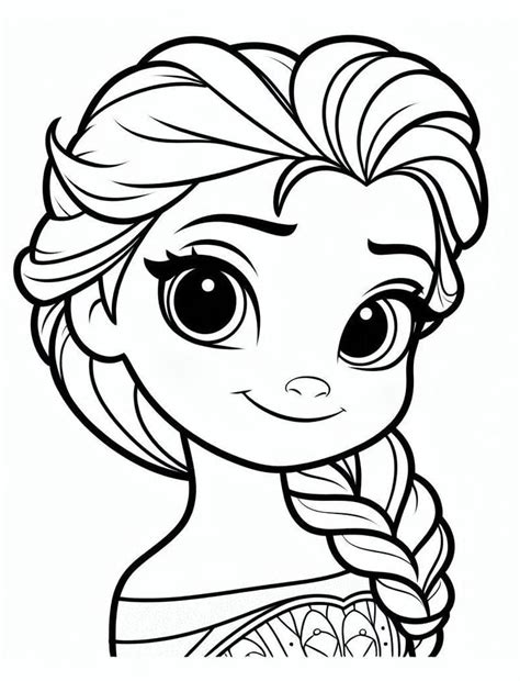 Desenhos De Elsa Fofinha Para Colorir E Imprimir Colorironlinecom