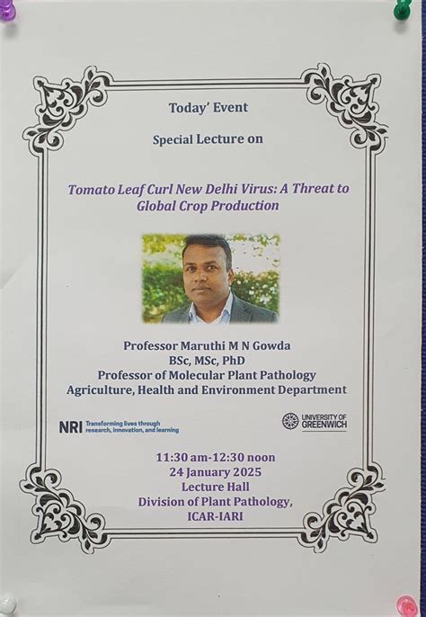 Naturalresourcesinstitute Virtigation Maruthi M N Gowda