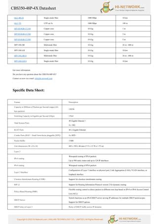Cisco Cbs P X Datasheet Pdf