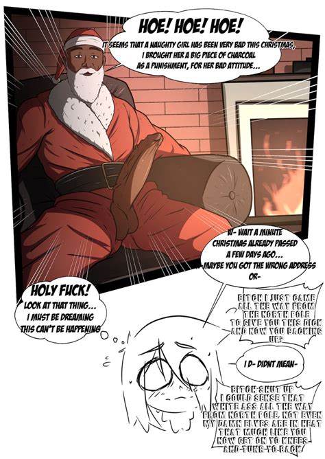 Rule 34 A Very Late Christmas Big Penis Christmas Comic Dark Skinned