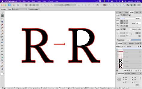 Expand Stroke On Text Missing Sections V2 Bugs Found On Macos Affinity Forum