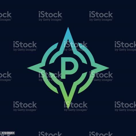 초기 편지 P 아이콘 디자인 나침반 검색에 대한 스톡 벡터 아트 및 기타 이미지 검색 관광 관광객 Istock