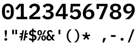 IBM Plex Mono SemiBold Font FFonts Net