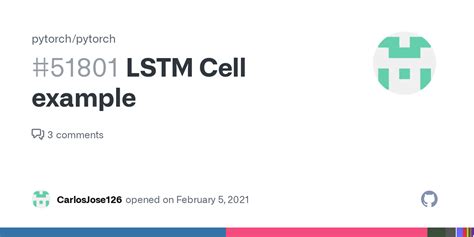 Lstm Cell Example Issue Pytorch Pytorch Github