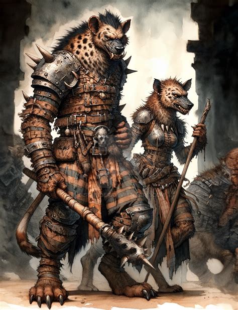 Gnolls Adoptable Characters Art 15 By Dissunder On Deviantart