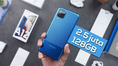 Rp25 Juta Unboxing Samsung Galaxy A12 Indonesia Youtube