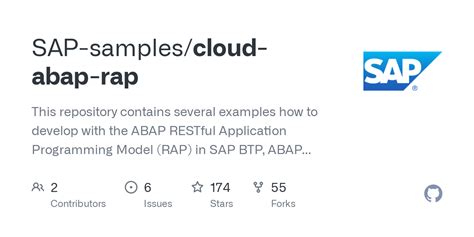 GitHub SAP Samples Cloud Abap Rap This Repository Contains Several Examples How To Develop