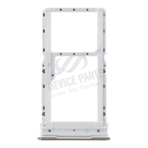 Sim Card Tray For Motorola Moto G Moto G S Dual Card Version White Ori