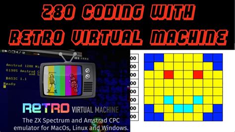 Z80 Coding With Retro Virtual Machine For The Amstrad Cpc With Screen Mapping Youtube