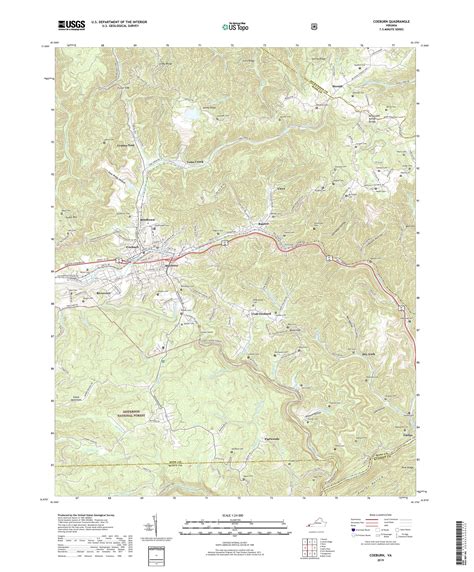 Coeburn Virginia Us Topo Map Mytopo Map Store