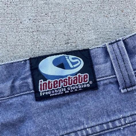 Vintage Interstate Jeans Grey Good Condition With Depop