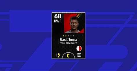 Basil Tuma Efootball Stats