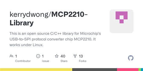 Github Kerrydwongmcp2210 Library This Is An Open Source Cc Library For Microchips Usb To