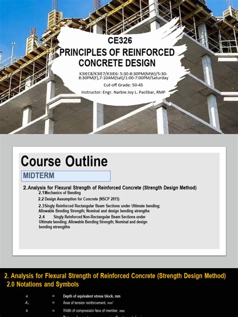 2 1 2 4 Reinforced Concrete Design Analysis Of Beams For Flexure Singly Reinforced Beam